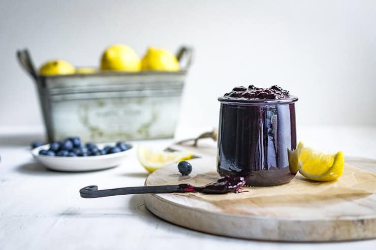 Easy Blueberry Lemon Jam - Spoonful of Plants