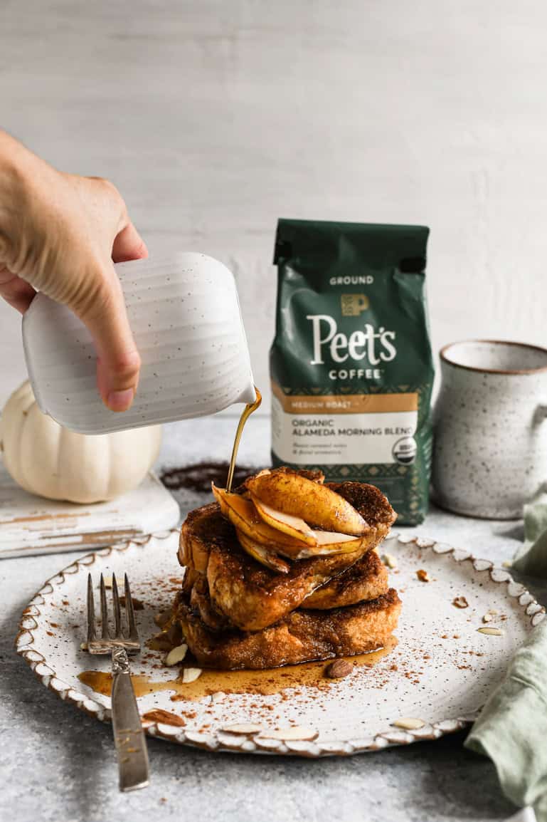 Pumpkin Spiced Coffee French Toast - Spoonful of Plants